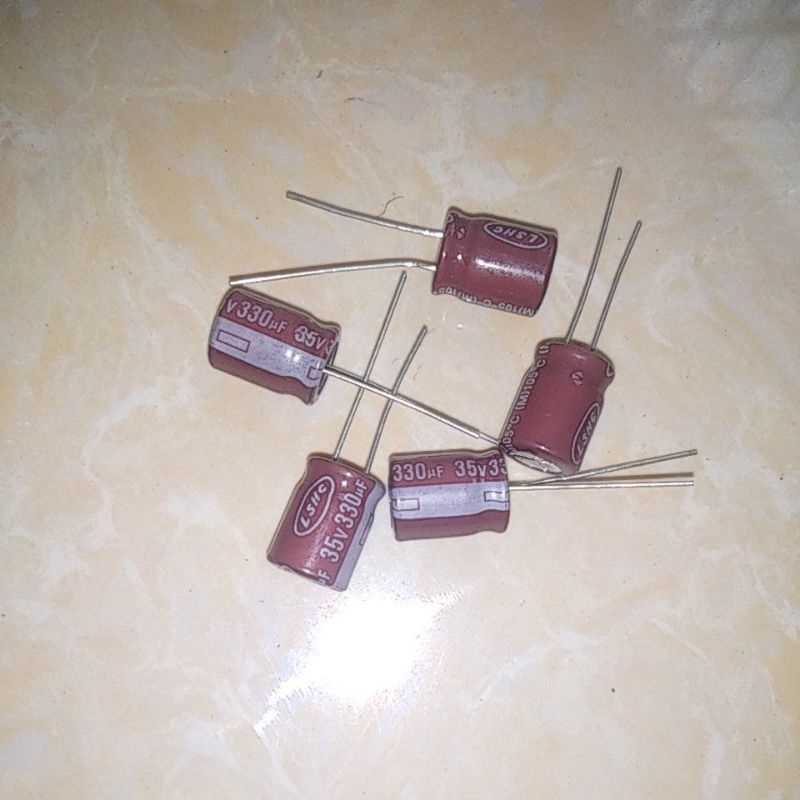 35v 220 uf/35v 330 uf electrolytic capacitor sold per 5pcs | Shopee ...