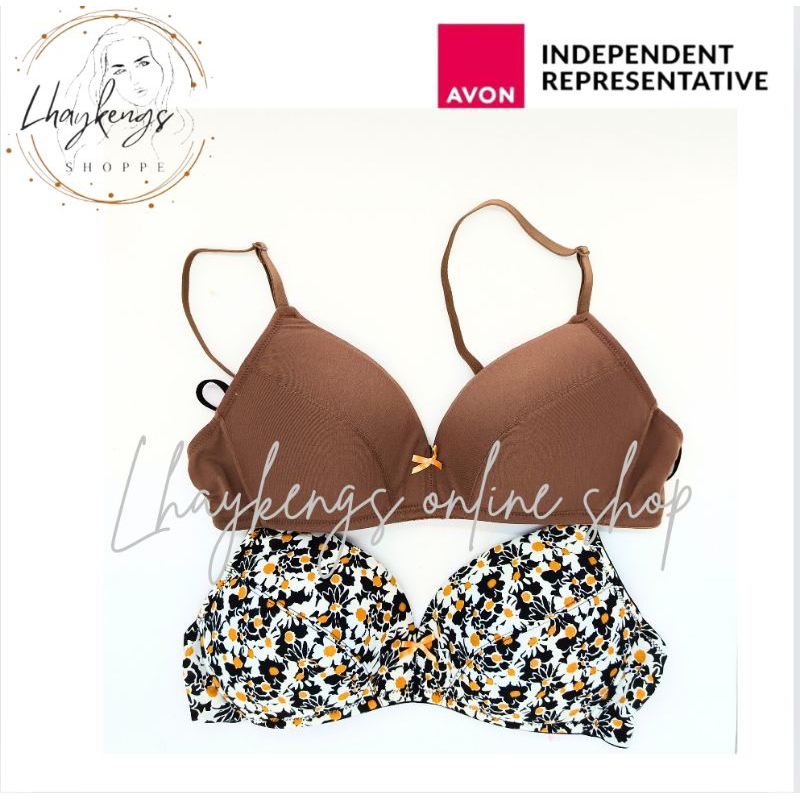 AVON DEMI NON-WIRE 2PC BRA SET cotton blend | Shopee Philippines
