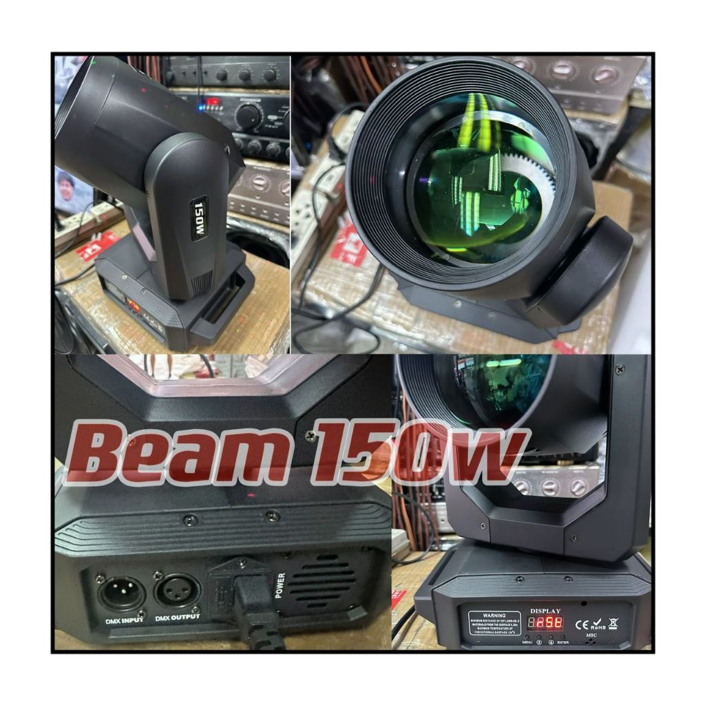 Beam 150watts 150W LED Moving Head Lights Beam Spot Wash GOBO 18 Face ...