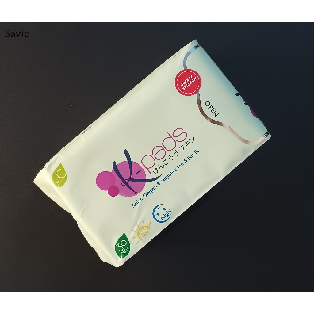 Kpads Panty Liner -Active Oxygen and Negative Ion and Far- IR Authentic, Original Organic Pads ...