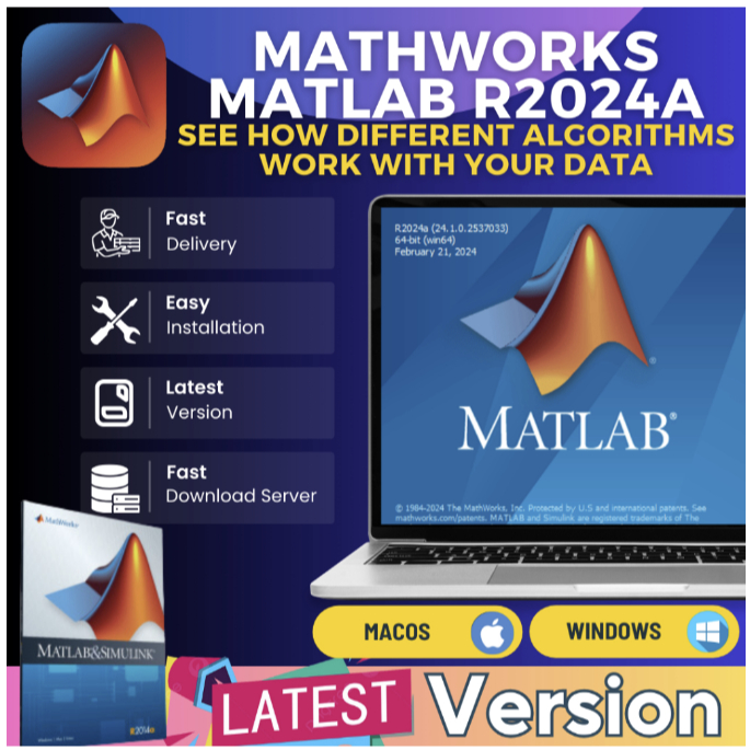 MathWorks MATLAB R2024a FULL VERSION | NO EXPIRY | COMES IN A USB FLASH DRIVE | Shopee Philippines