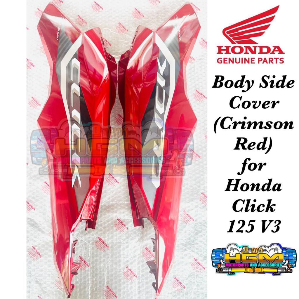 BODY SIDE COVER (CRIMSON RED) HONDA CLICK 125i V3 | 83550-K2V-H20ZJ ...