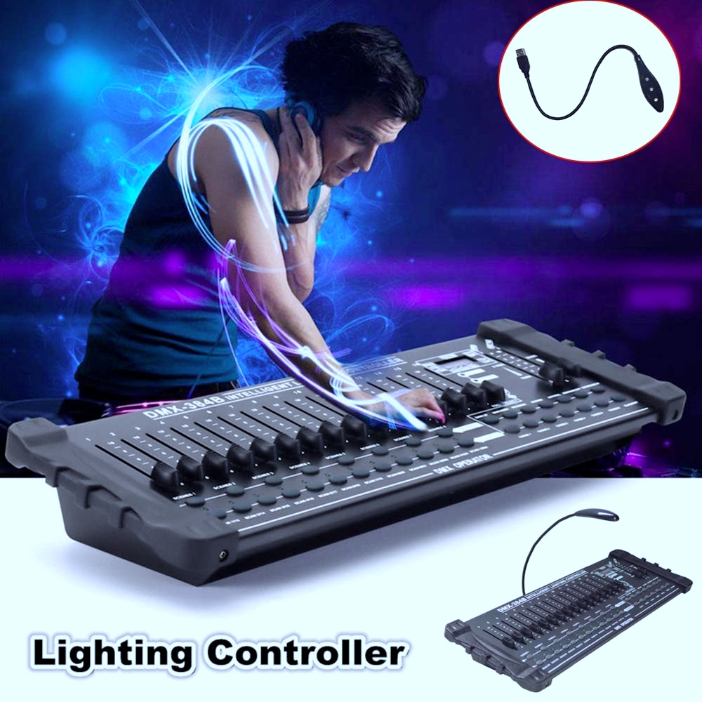DMX-384B Professional Lighting DMX Effect Controller, 16 DMX Channel DJ ...