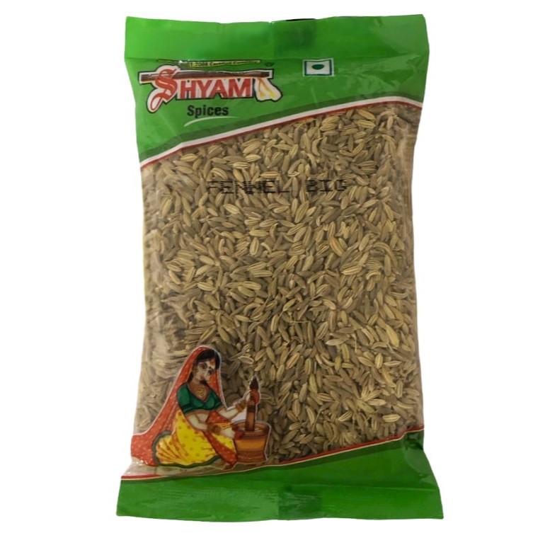 Shyam Fennel Seeds - Big/Thick - Mota Saunf - From India (100g ...