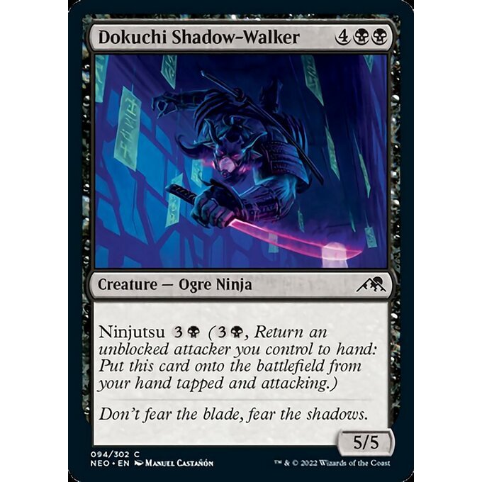 MTG Dokuchi Shadow-Walker (NEO) - Non Foil | Shopee Philippines