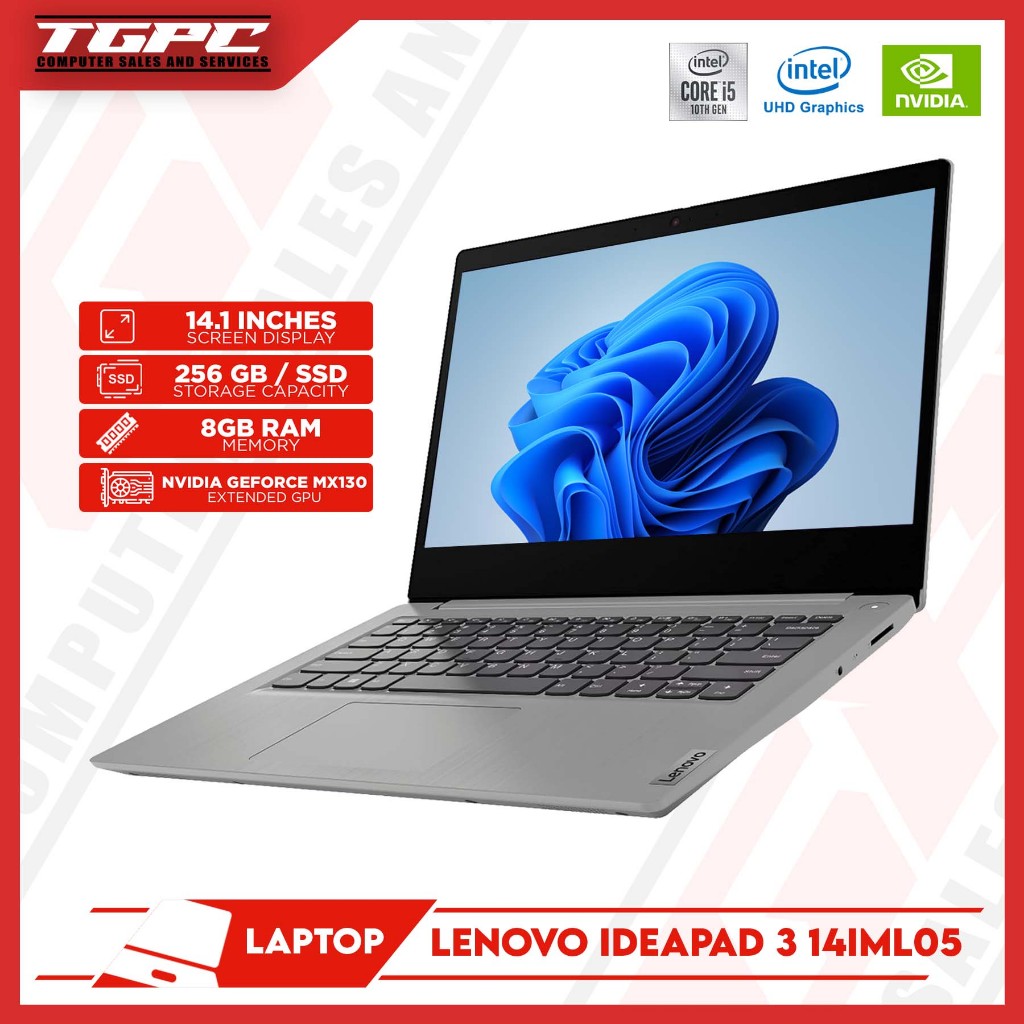 Lenovo IdeaPad 3 14IML05 i5 10th Gen 8GB / 256 GB SSD SATA / NVIDIA ...