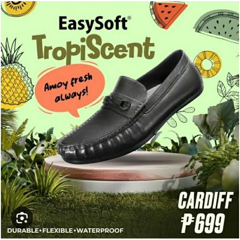 World Balance Easy Soft CARDIFF Flat Black Shoes for Men (downsize -1 ...