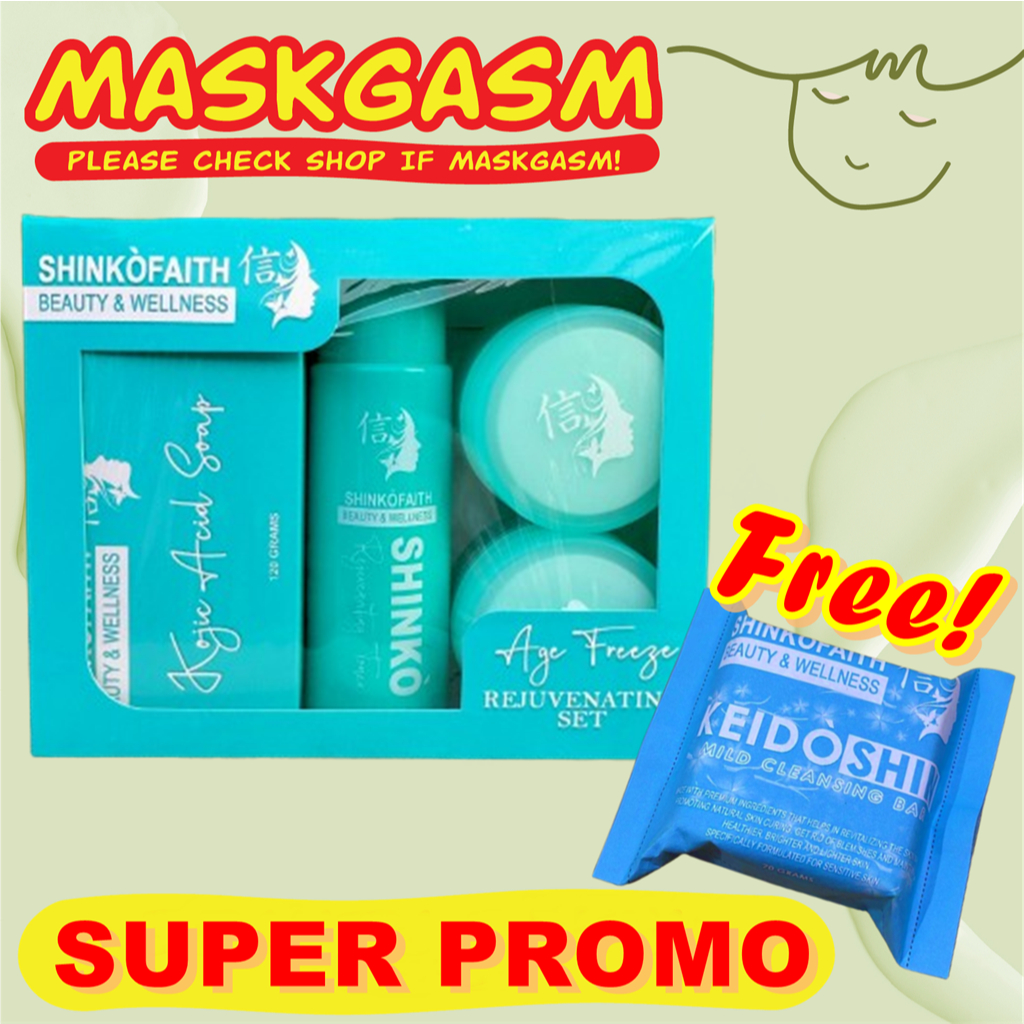 SHINKO FAITH AGE FREEZE REJUVENATING SET - SHINKO REJUV WITH SOAP ...
