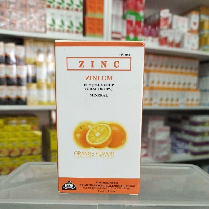 zinc zinlum 10mg 15 ml | Shopee Philippines