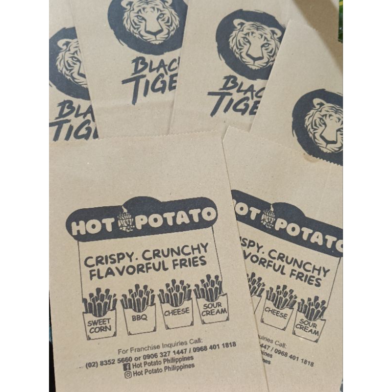 500 PCS BROWN PAPER BAG SUPOT CUSTOMIZED WITH YOUR LOGO (ATE OBY'S ...