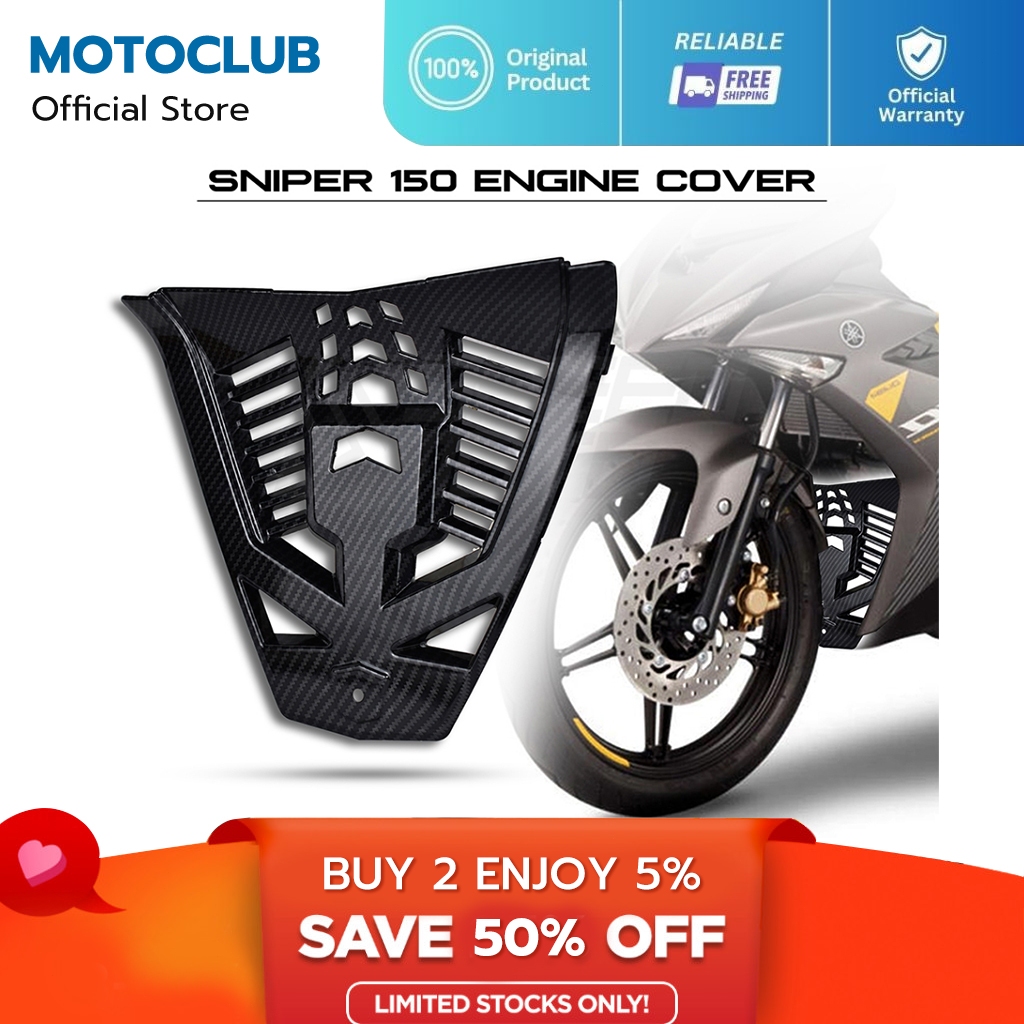 YAMAHA SNIPER 150 ENGINE COVER / RADIATOR COVER CARBON Z-5213 | Shopee ...