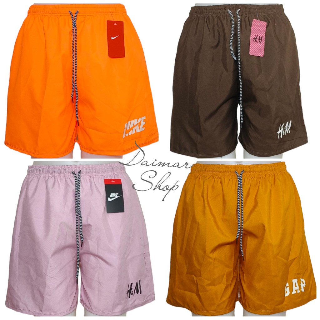 Taslan Short's for Men | W/ 1 Pocket | Unisex /Medium to Large/Pambahay ...