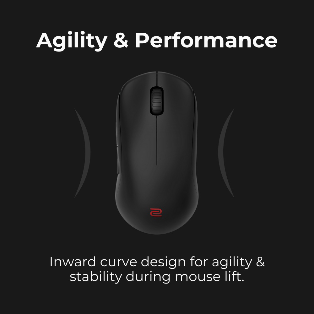 BenQ ZOWIE U2 Wireless Gaming Mouse | Esports, Sport Science | Enhanced ...