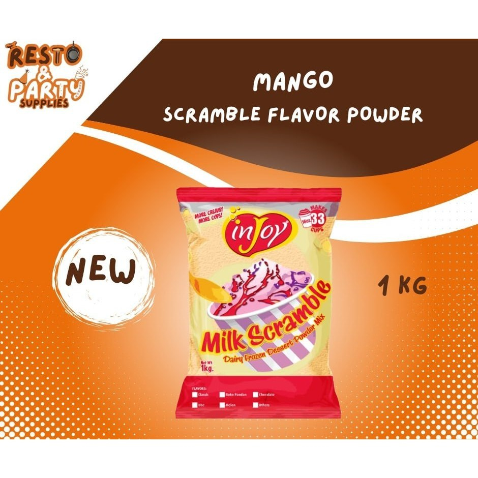 Injoy Milk Scramble Mango -1kg | Shopee Philippines