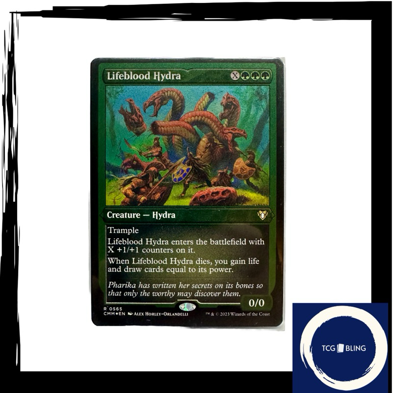 Lifeblood Hydra MTG - CMM (Foil Etched) | Shopee Philippines