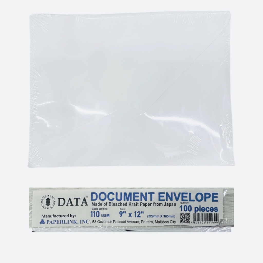 DATA White Ordinary Document Envelope 110GSM 9x12 | 12X15 inches ...