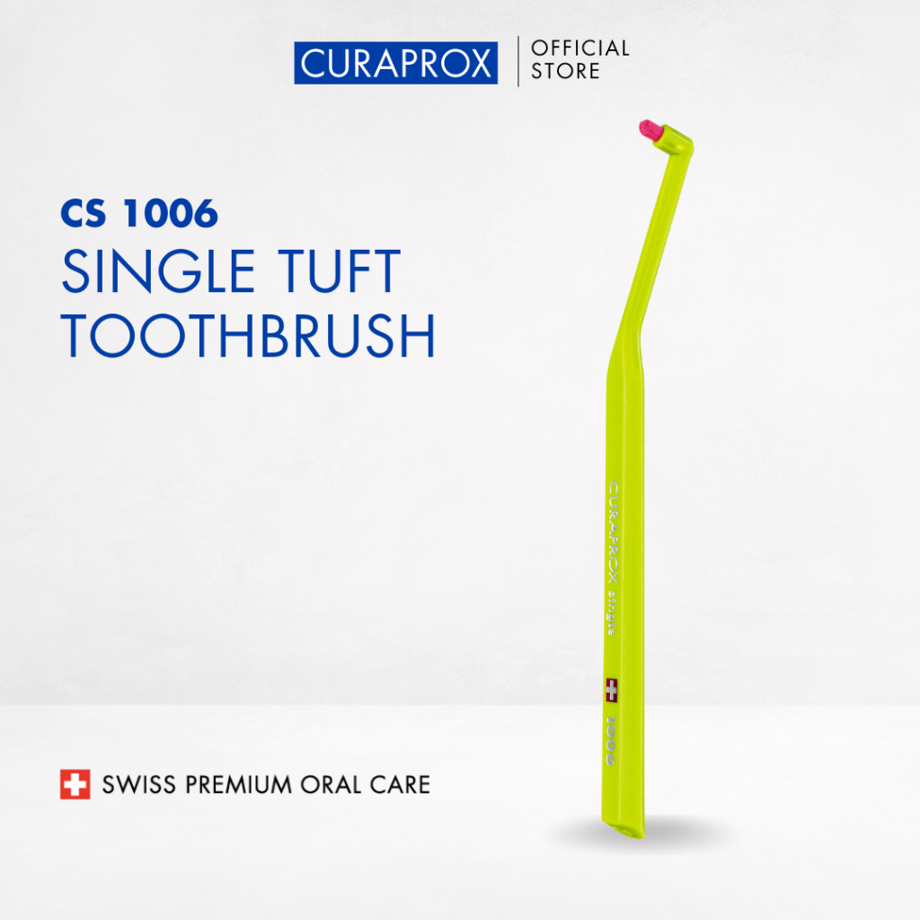 Curaprox Single Tuft Toothbrush CS 1006 Bristles for Ortho Braces and ...