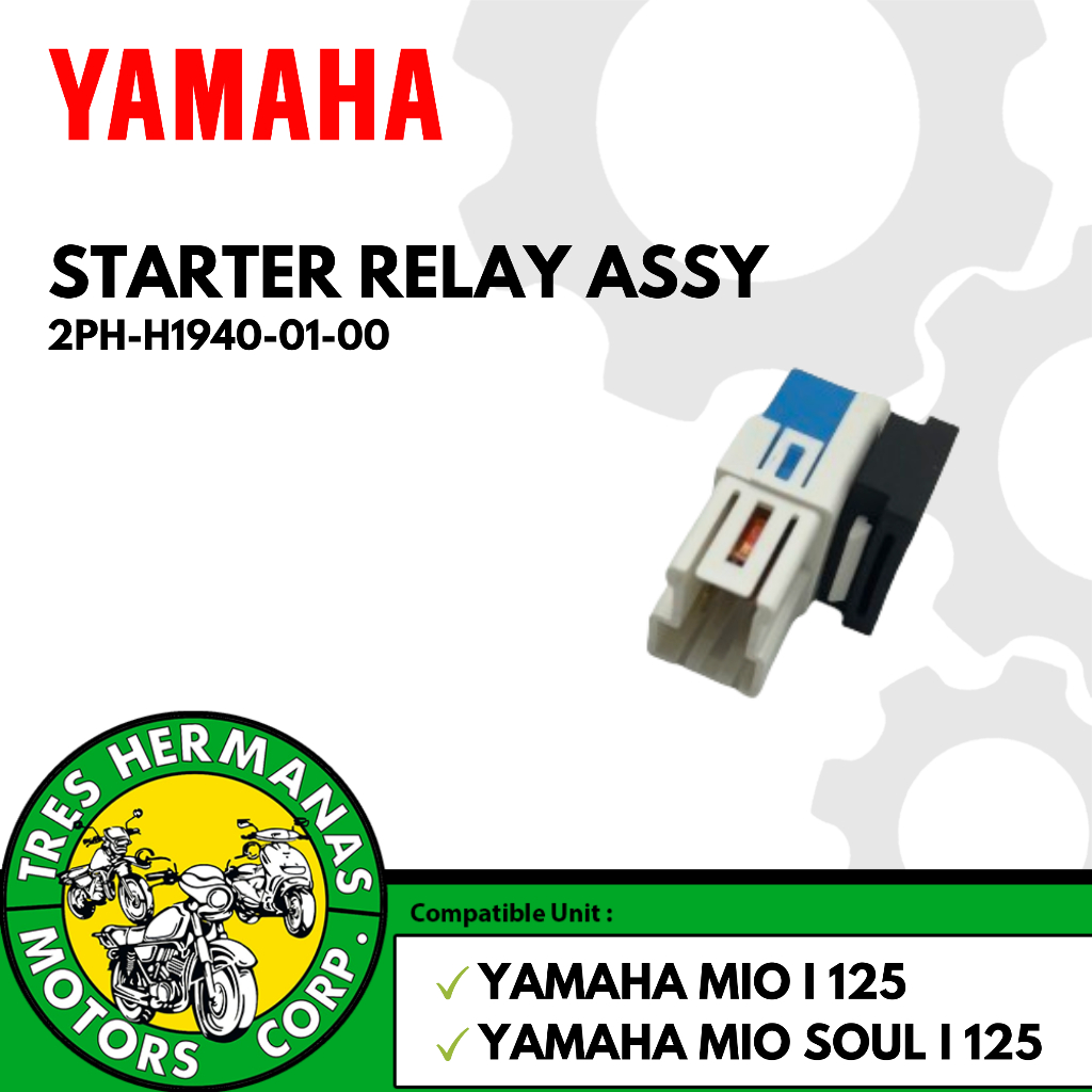 STARTER RELAY ASSY FOR YAMAHA MOTORCYCLE : MIO I 125 / MIO SOUL I 125 ...