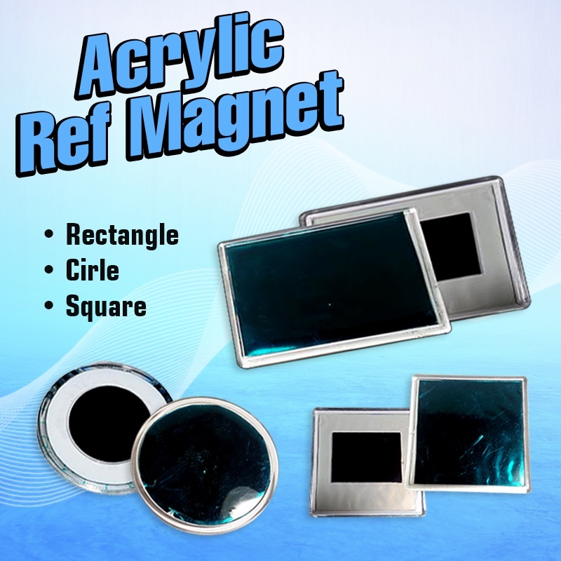 Photo Insert Acrylic Ref Magnet | Shopee Philippines
