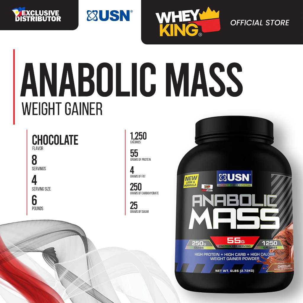 USN Anabolic Mass | 6lbs Mass Gainer | Shopee Philippines