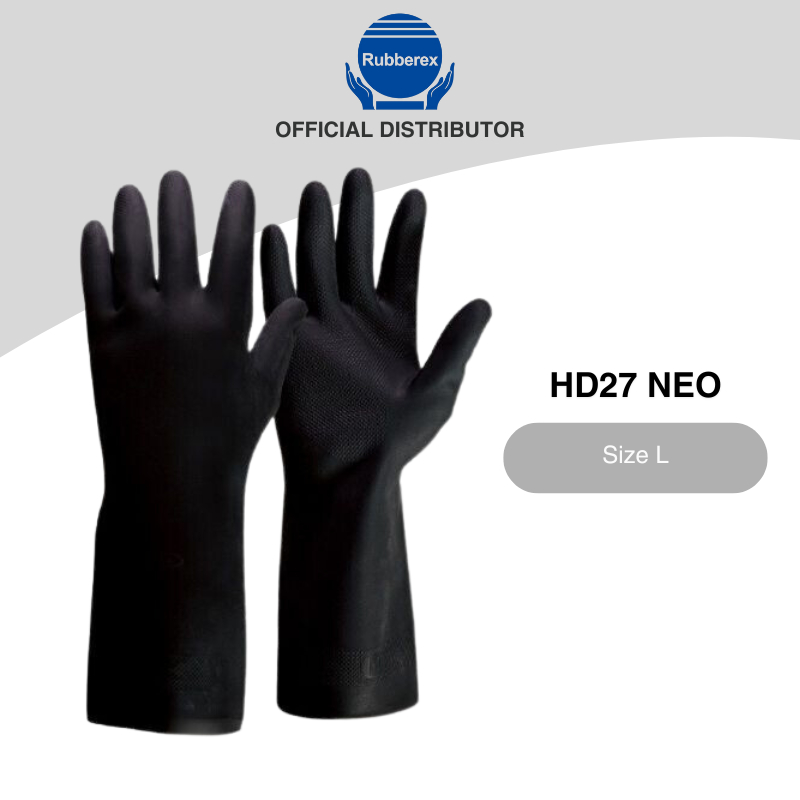 Rubberex Latex Neoprene HD27 NEO Gloves | Shopee Philippines