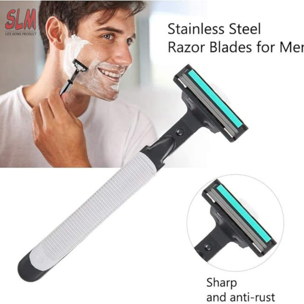 SLM Manual Shaver Double Blade Layer Razor for Men's Shaving Beard ...