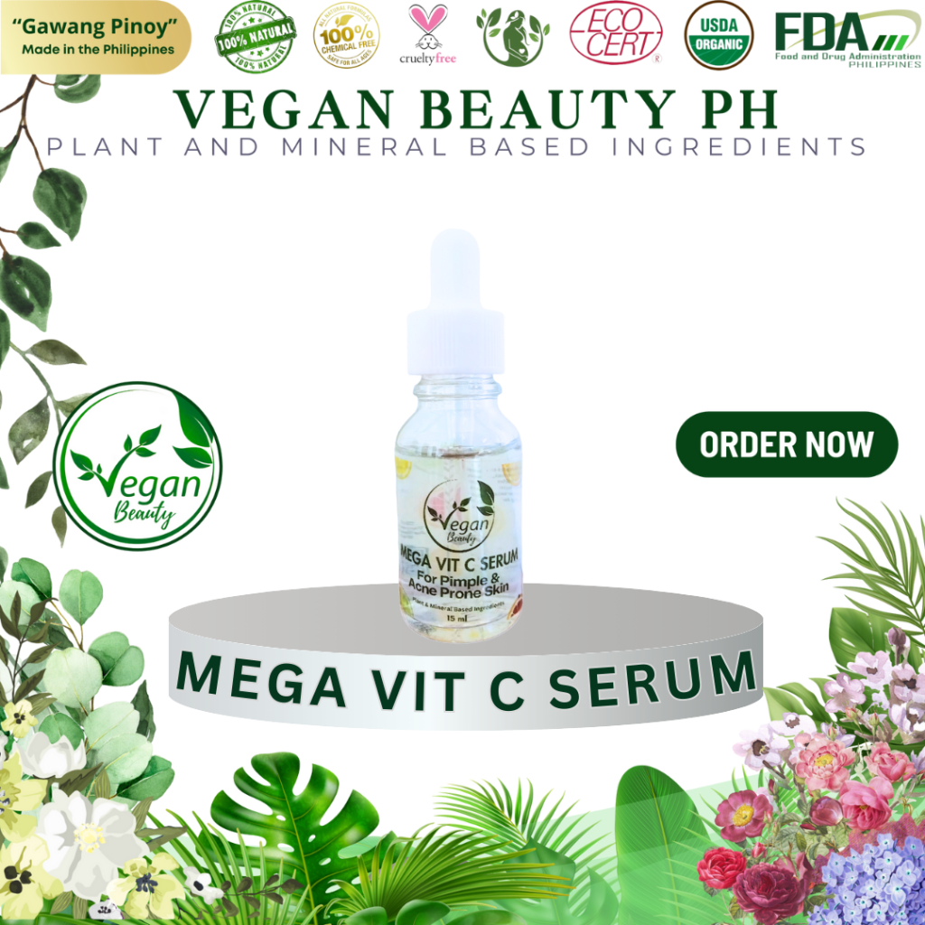 Mega Vit C Serum For Pimple & Acne Prone Skin | Shopee Philippines