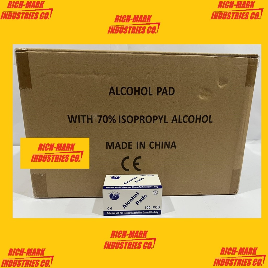 10,000pcs individually sealed sachet contains 70% Isopropyl alcohol ...