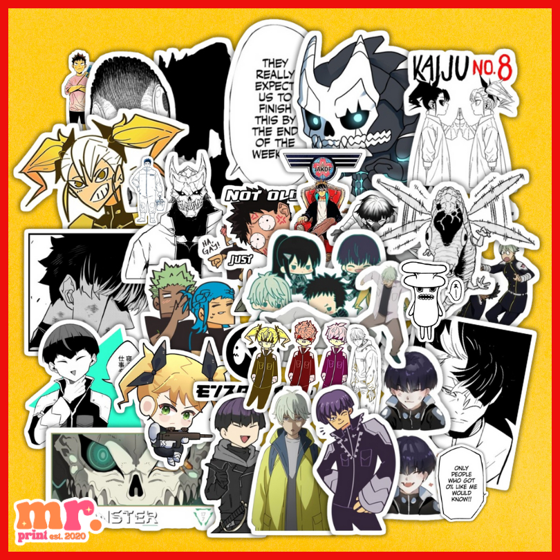KAIJU NO. 8 VOL 1 STICKERS ANIME WATERPROOF STICKER | Shopee Philippines