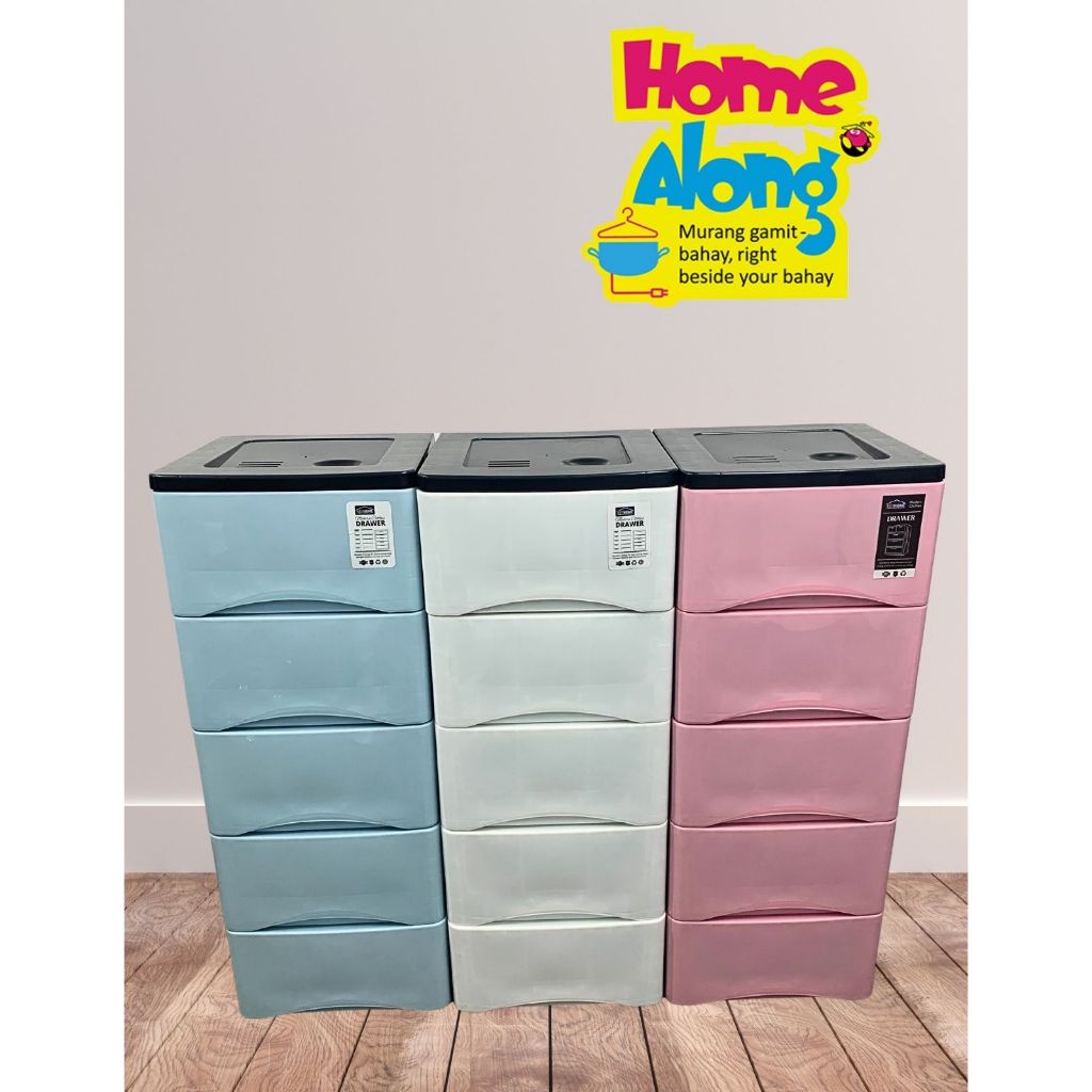 KEYHOME PHOENIX DRAWER 5L(PINK,WHT,LBLUE) | Shopee Philippines