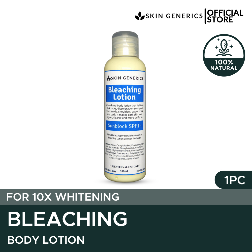 [ 10X BLEACHING LOTION ] SkinGenerics 10X Bleaching Lotion Glutathione ...