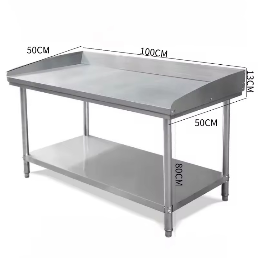 CTTC kitchen table Commercial console long table 304 stainless table ...