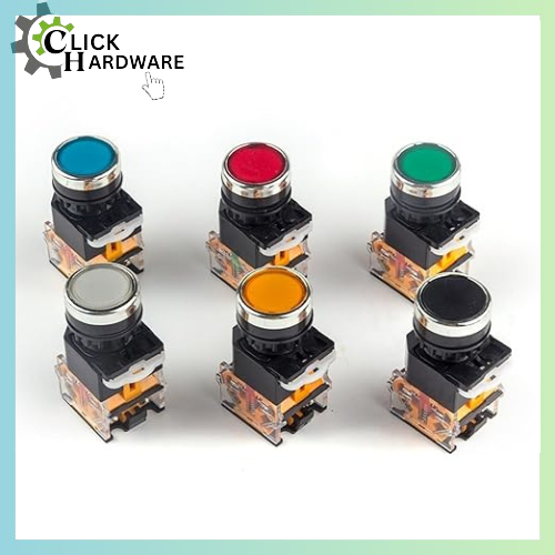Momentary and Latching Type Push Button Switch CLICK HARDWARE | Shopee ...