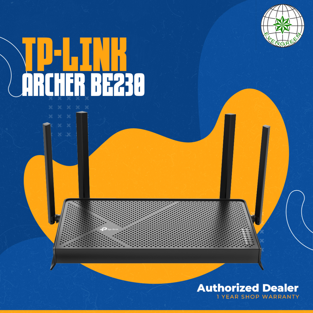 TP-Link Archer BE230 BE3600 Dual-Band 2.5G Gigabit Wi-Fi 7 Router ...