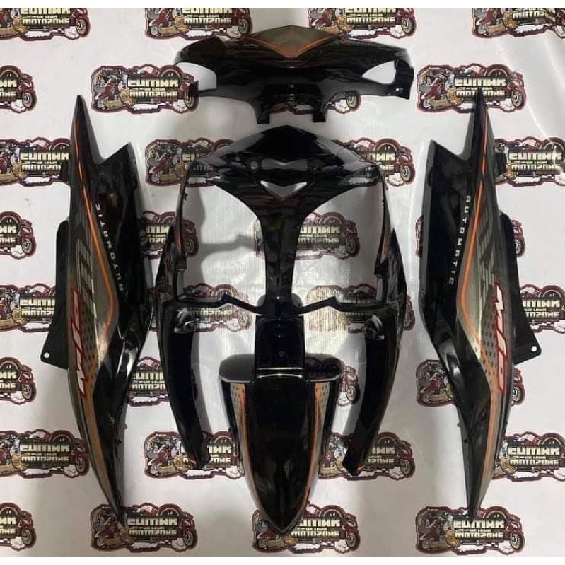 MIO 4 SET FAIRINGS BLACK | Shopee Philippines