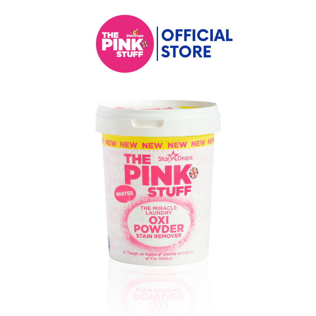 The Pink Stuff - Oxi Powder Stain Remover for Whites (1kg) | Shopee ...
