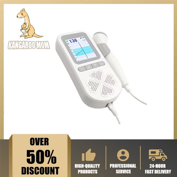 Dual Mode Ultrasound Fetal Doppler Infant Heart Monitor | Shopee ...