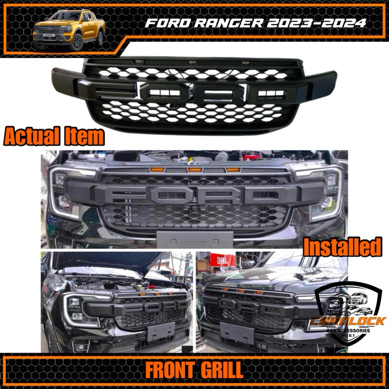 Ford Ranger XLT Sport Wildtrack 2023 - 2024 Front Grill Raptor Type ...