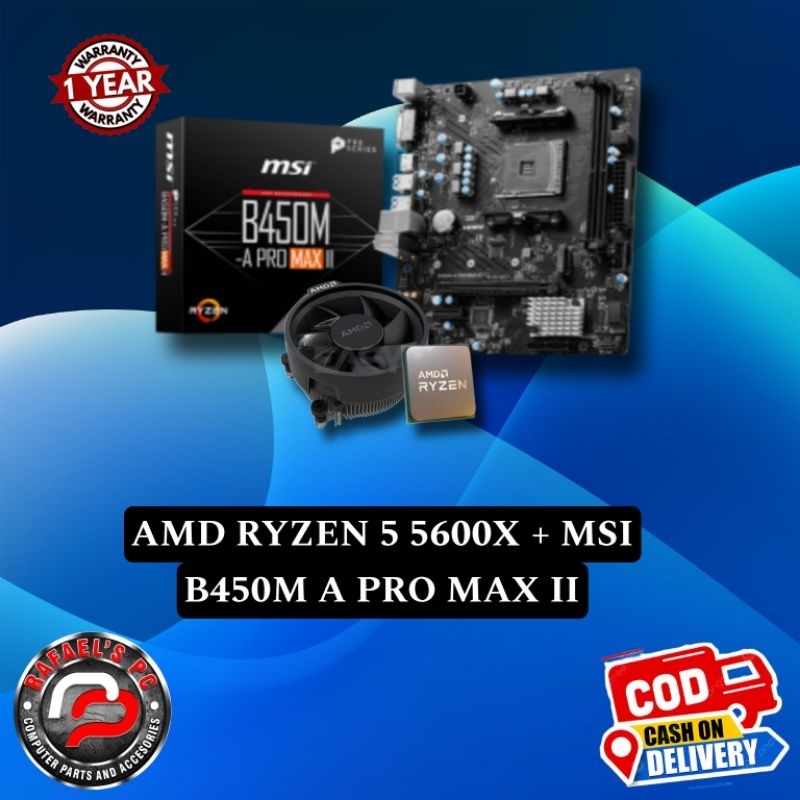 AMD BUNDLE RYZEN 5 AND MSI B450 MOTHERBOARD | Shopee Philippines