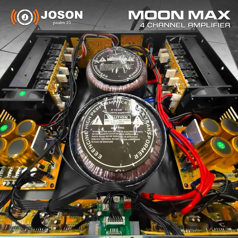 Joson MOON MAX 4 Channel Integrated Power Amplifier | Shopee Philippines