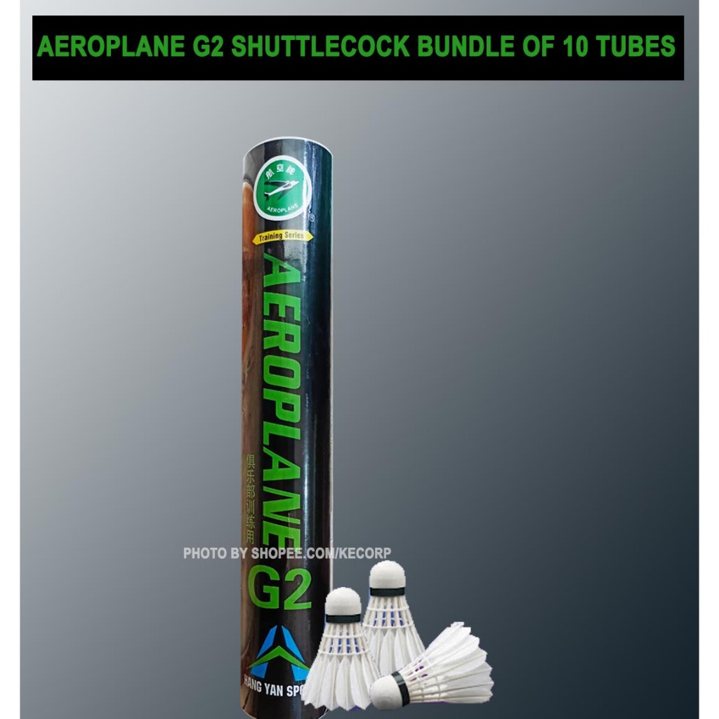 Aeroplane G2 Shuttlecock Economy Variant Bundle of 10 kcS11207 | Shopee ...