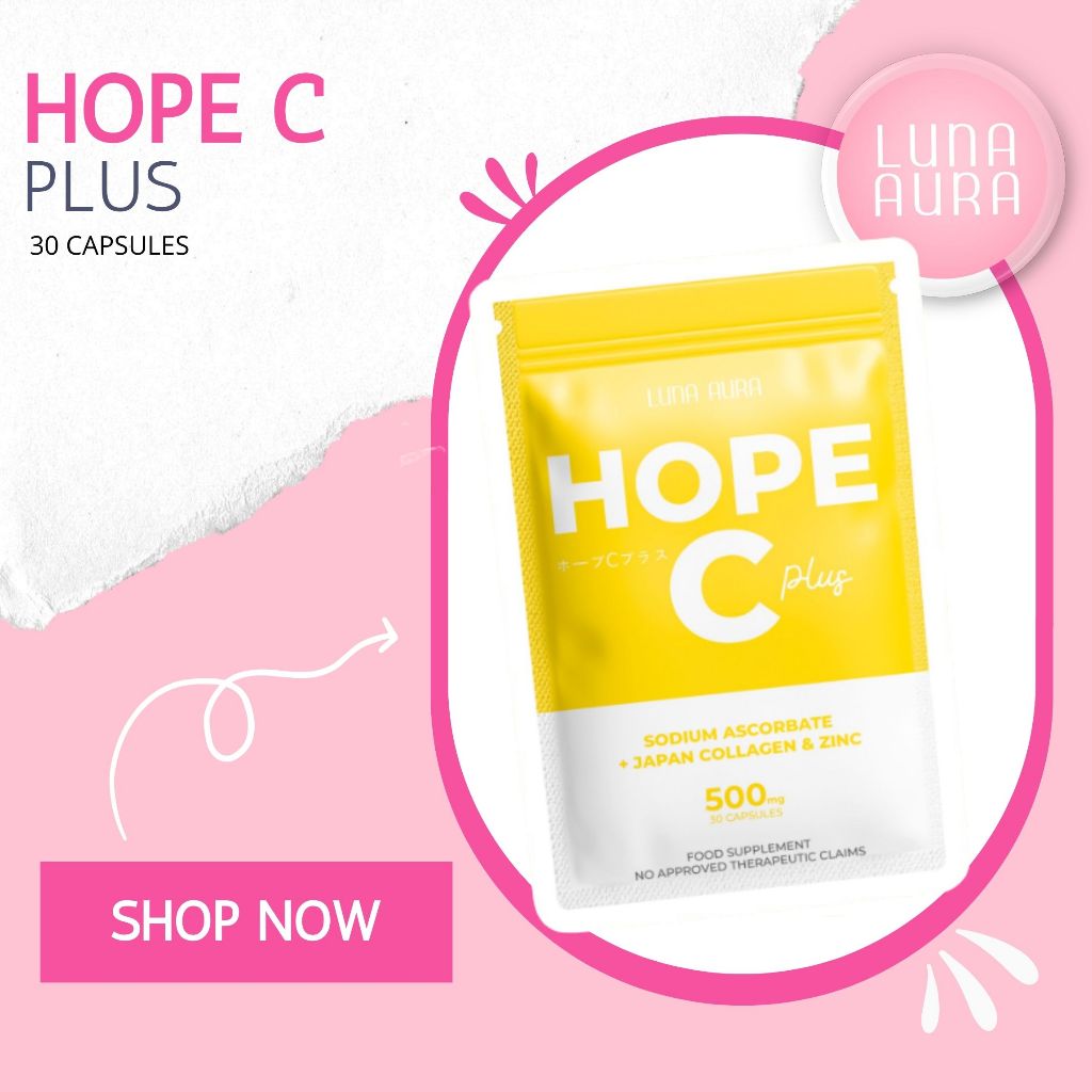 Luna Aura HOPE C PLUS 30 Capsules | 500mg Soduim Ascorbate , Japan ...