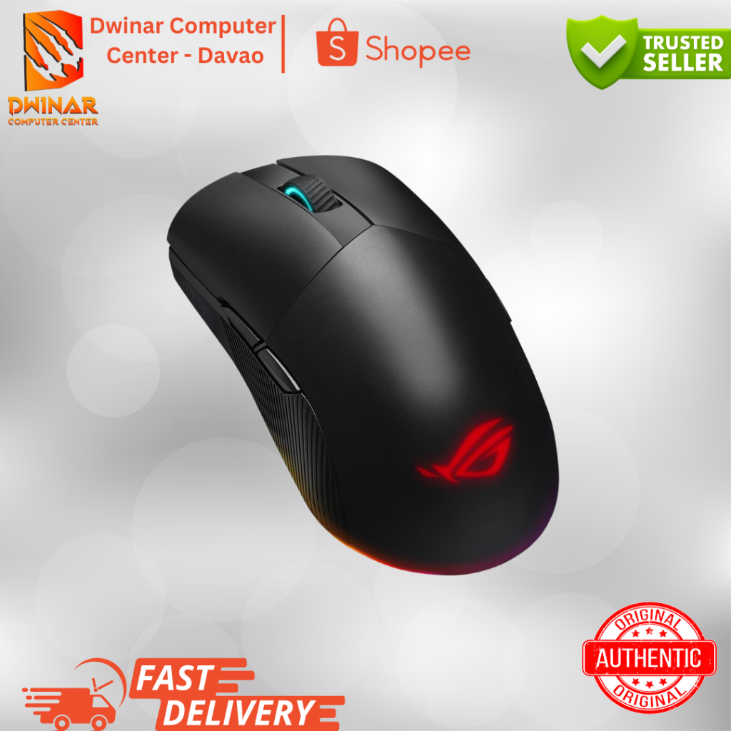 ASUS ROG PUGIO II RGB WIRELESS MOUSE | Shopee Philippines