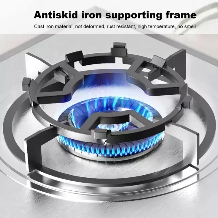 Wok Pan Stand Supports Rack Cast Iron Burners Stove Cookware Ring Gas ...