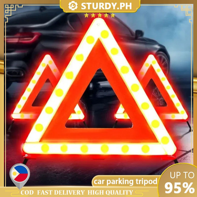 【Ready Stock】Car Vehicle Emergency Breakdown Warning Sign Triangle ...
