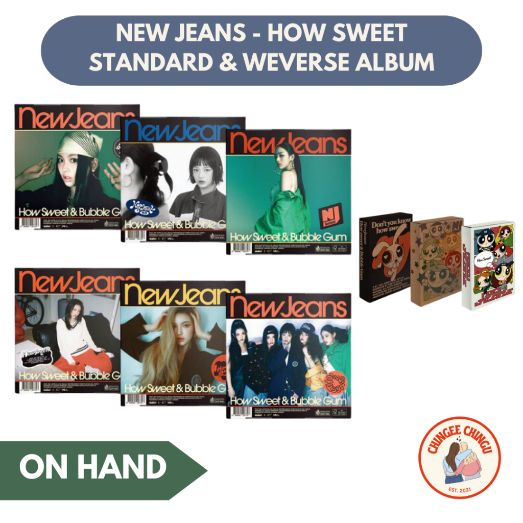 [ONHAND] NEW JEANS - HOW SWEET OFFICIAL SEALED ALBUM | Weverse Hanni ...