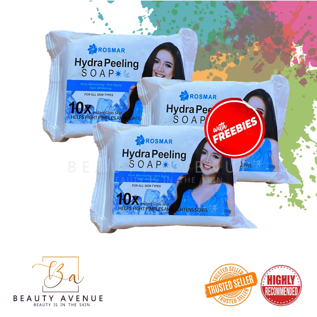 Rosmar Hydra Peeling Soap 150grams 3PCS (With Freebies) | Shopee ...