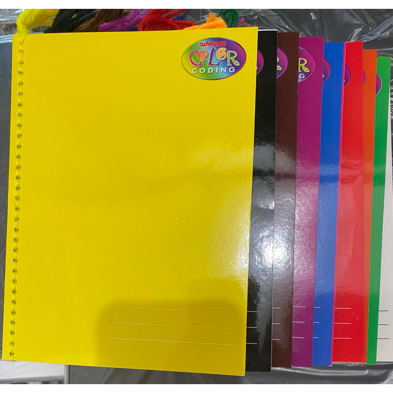 1 ream (10 pcs) yarn REGULAR size tahi yarn notebook assorted color ...