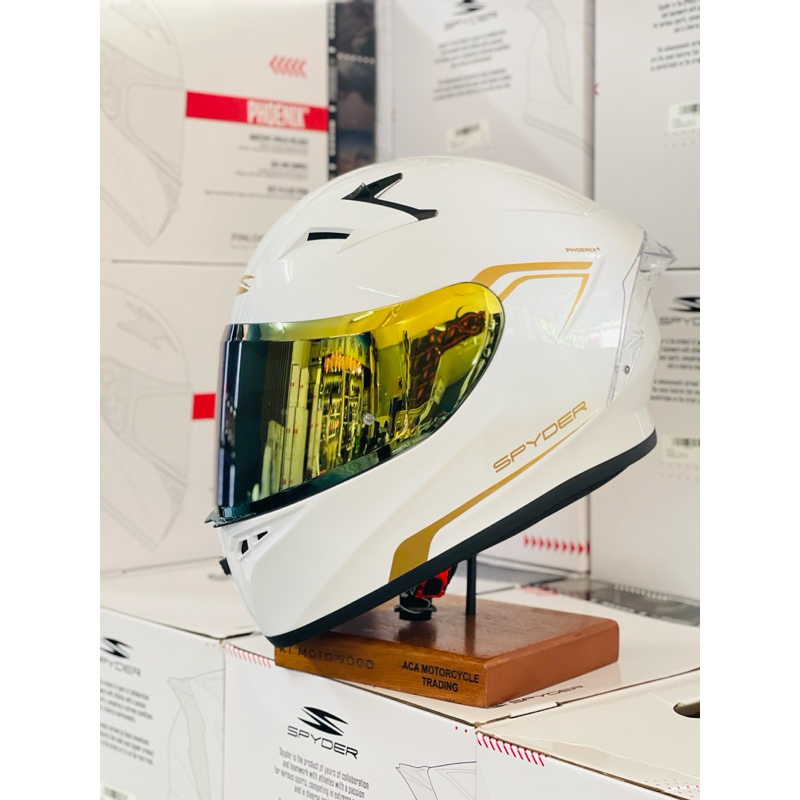 Spyder Phoenix+ V2 Full-face Single Visor Helmet w/ FREE CLEAR VISOR ...