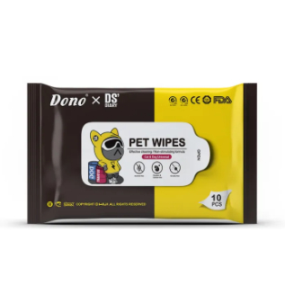 Dono Pet Wipes Travel Pack (SMALL PACK 10's) | Shopee Philippines
